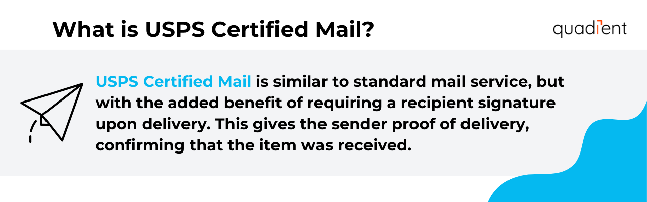USPS Certified Mail FAQs